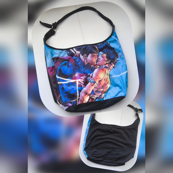 Hot Topic | Bags | Hot Topic Superman And Wounder Woman Crossbody Bag ...